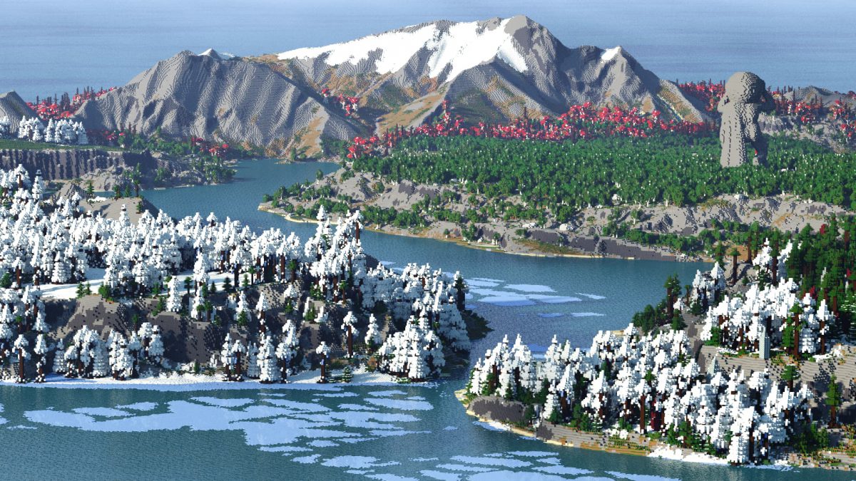 Ixellior Rtx Map From Arctic To Desert Volcano 3k Download 116
