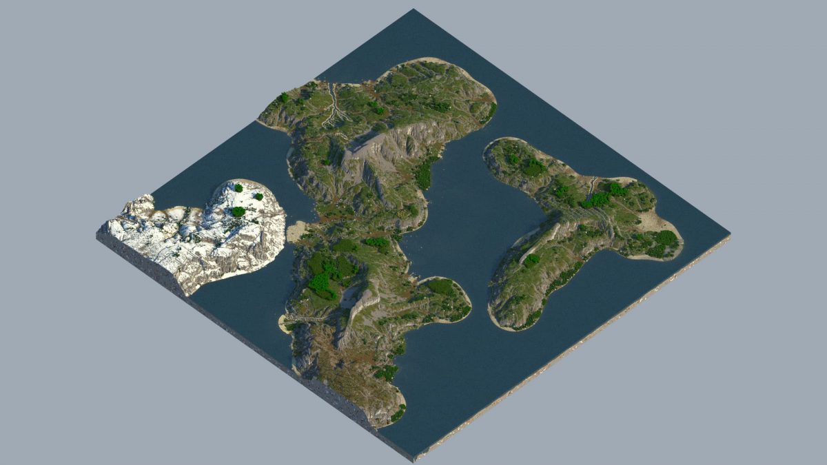 Emion - Cliffed Multi-Islands [4k, Download, 1.16+, Multibiome, Java ...